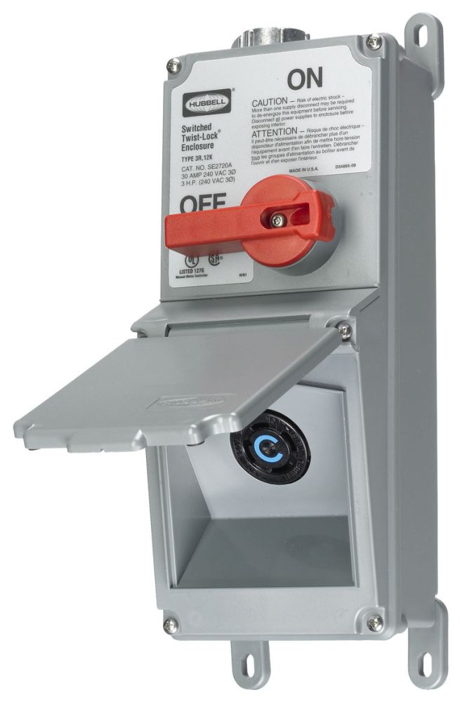 Hubbell SE2720A Switched Enclosure | Gordon Electric Supply, Inc.
