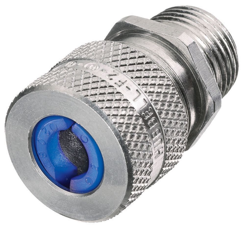 Hubbell SHC1033 Cord Connector, Straight Male, .38-.50", 3/4", Alum ...