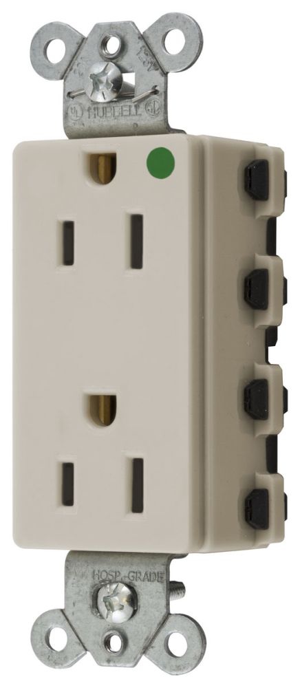 HUBBELL SNAP2172LAA 15A/125V HG RCPT | Gordon Electric Supply, Inc.