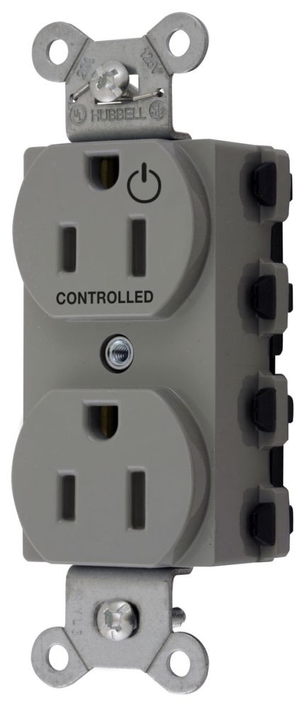 HUBBELL SNAP5262C1GY 15A 125 SNAPCONN | Gordon Electric Supply, Inc.