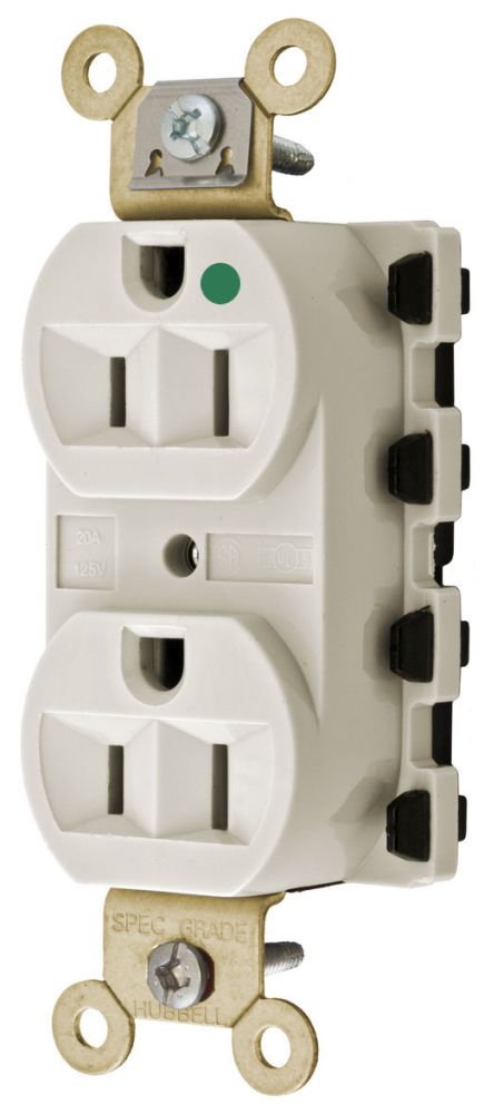 HUBBELL SNAP8200LAA 15A/125V HG RCPT | Gordon Electric Supply, Inc.