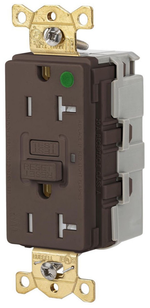 Hubbell SNAPGFTW83 20A 125Vac Commercial Hospital Grade Tamper/Weather ...