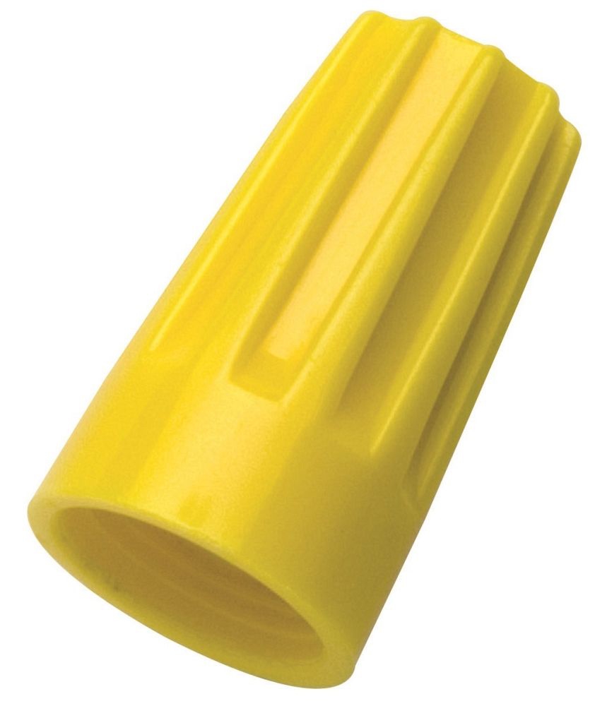 Ideal 30-674 Wire-Nut Wire Connector, Model 74B Yellow, 5,000/Box ...
