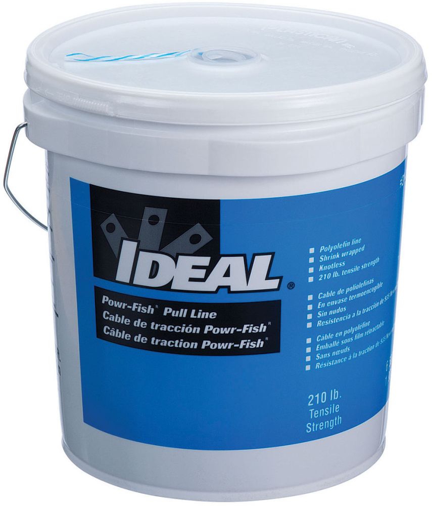 Ideal 31-340 Powr-Fish Pull Line In A Bucket, 6500Ft L., 200 Lb ...