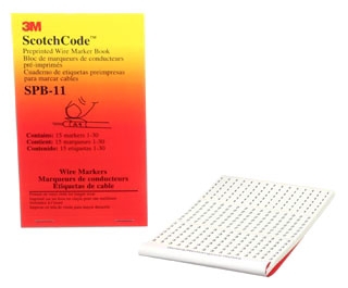 3M SPB-11 WIRE MARKER BOOK | Gordon Electric Supply, Inc.