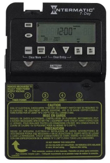 INTERMATIC ET1725C 7-DAY 30 AMP 2XSPST OR DPST ELECTRONIC TIMESWITCH ...
