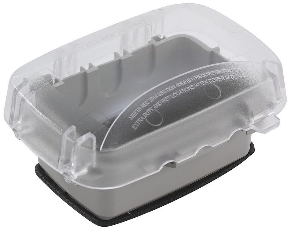 Intermatic WP5100C In Use Weatherproof Cover, Single Gang, Vertical ...