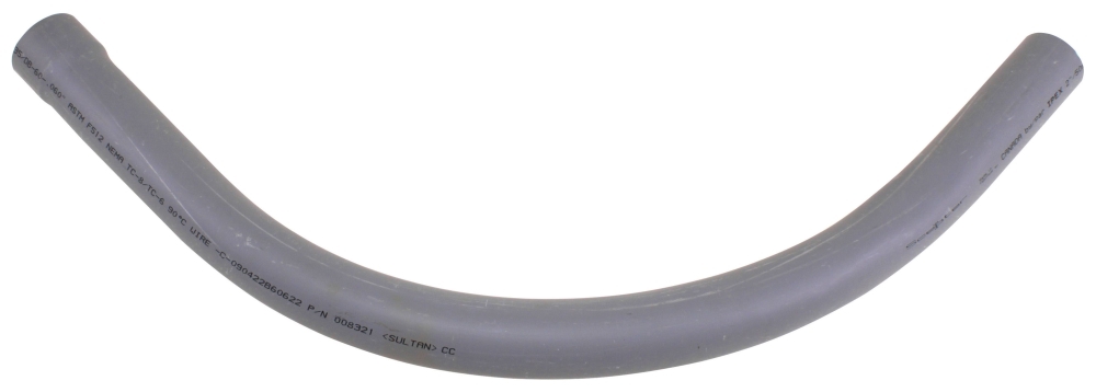 IPEX 029354 5"" x 90D x 36R PVC Sweep SPXBE DB60 Superduct | Gordon ...