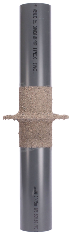 IPEX 036343 16" PVC SCH-80 No-Leak/Waterstop Flange Spigot x Spigot ...