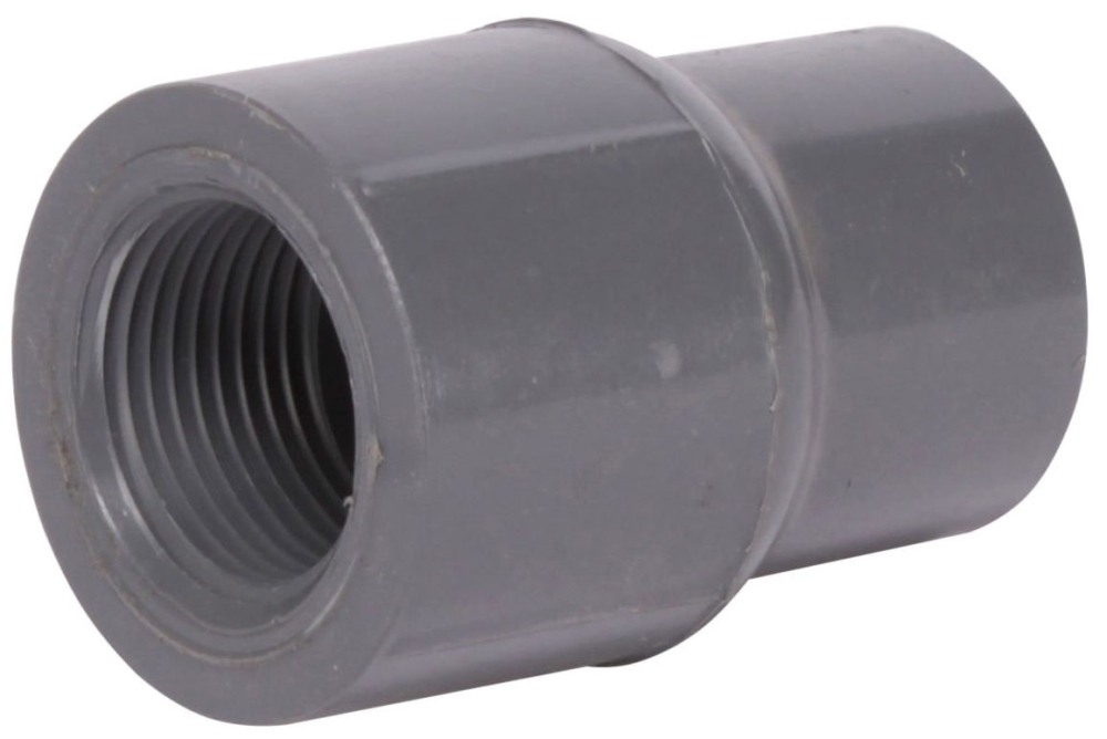 IPEX 036758 2"" x 1-1/2"" PVC SCH-80 Reducer Coupling FPT x FPT ...
