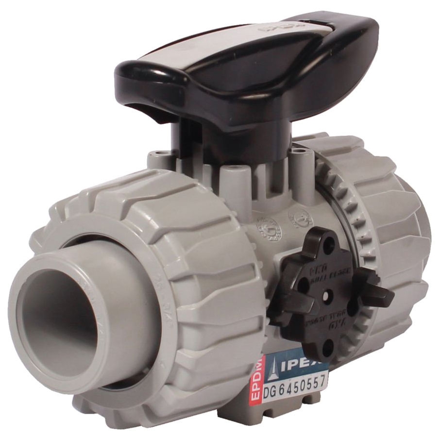 IPEX 053474 3/4"" VKD True Union Ball Valve CPVC EPDM S/T Corzan ...