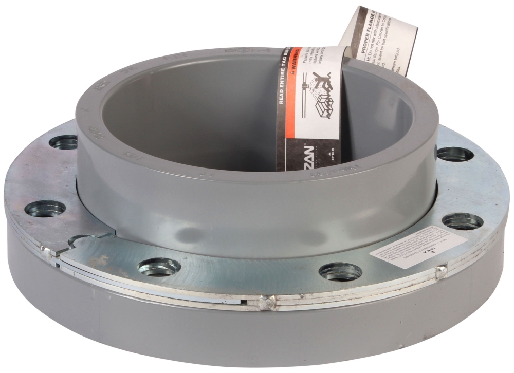 IPEX 059359 6"" CPVC Full Pressure Flange Kit Corzan | Gordon Electric Supply, Inc.