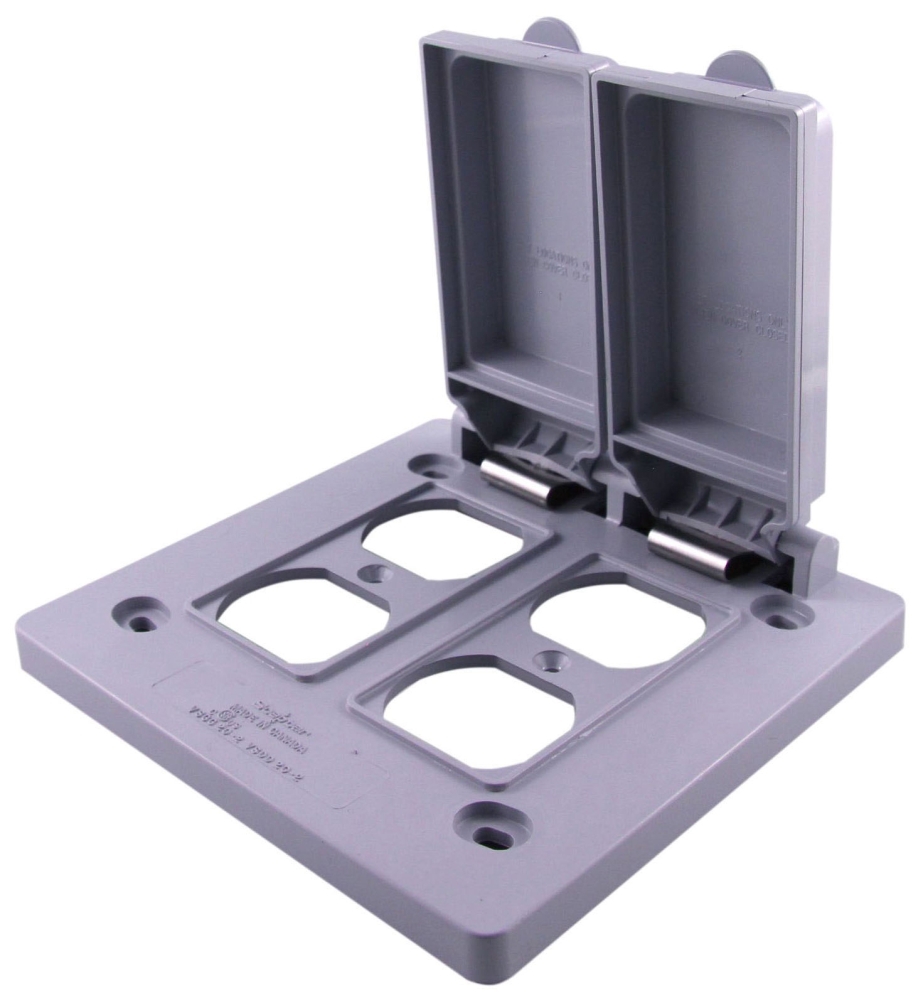 IPEX 077097 2-Gang Weather-Proof Double Dr Duplex Cover | Gordon ...