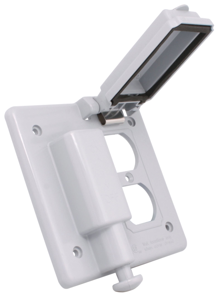 IPEX 077356 2-Gang Combo Switch Cover | Gordon Electric Supply, Inc.