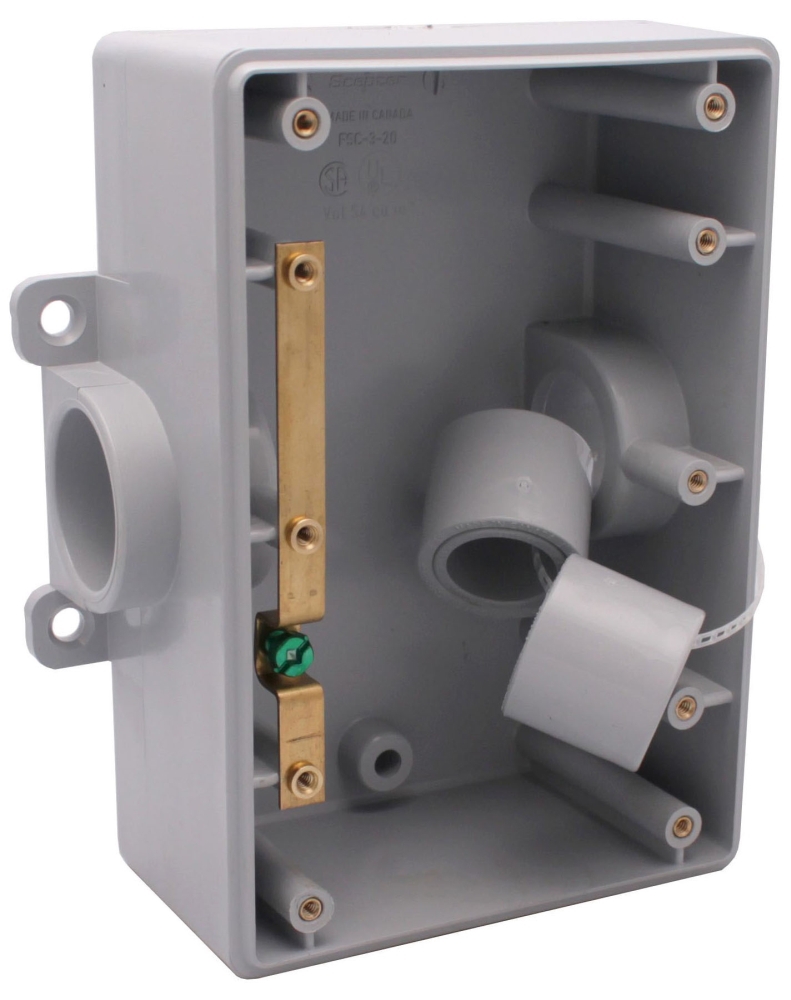 IPEX 077438 1/2-1"" FSC 3-Gang Box | Gordon Electric Supply, Inc.