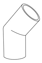 IPEX 125479 20" x 45D PVC SCH40 ELBOW HxH FAB XIRTEC-140 | Gordon ...