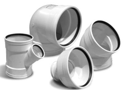 IPEX 443235 4" x 90D PVC SHORT ELBOW SWR DR35 GxG RING-TITE | Gordon ...