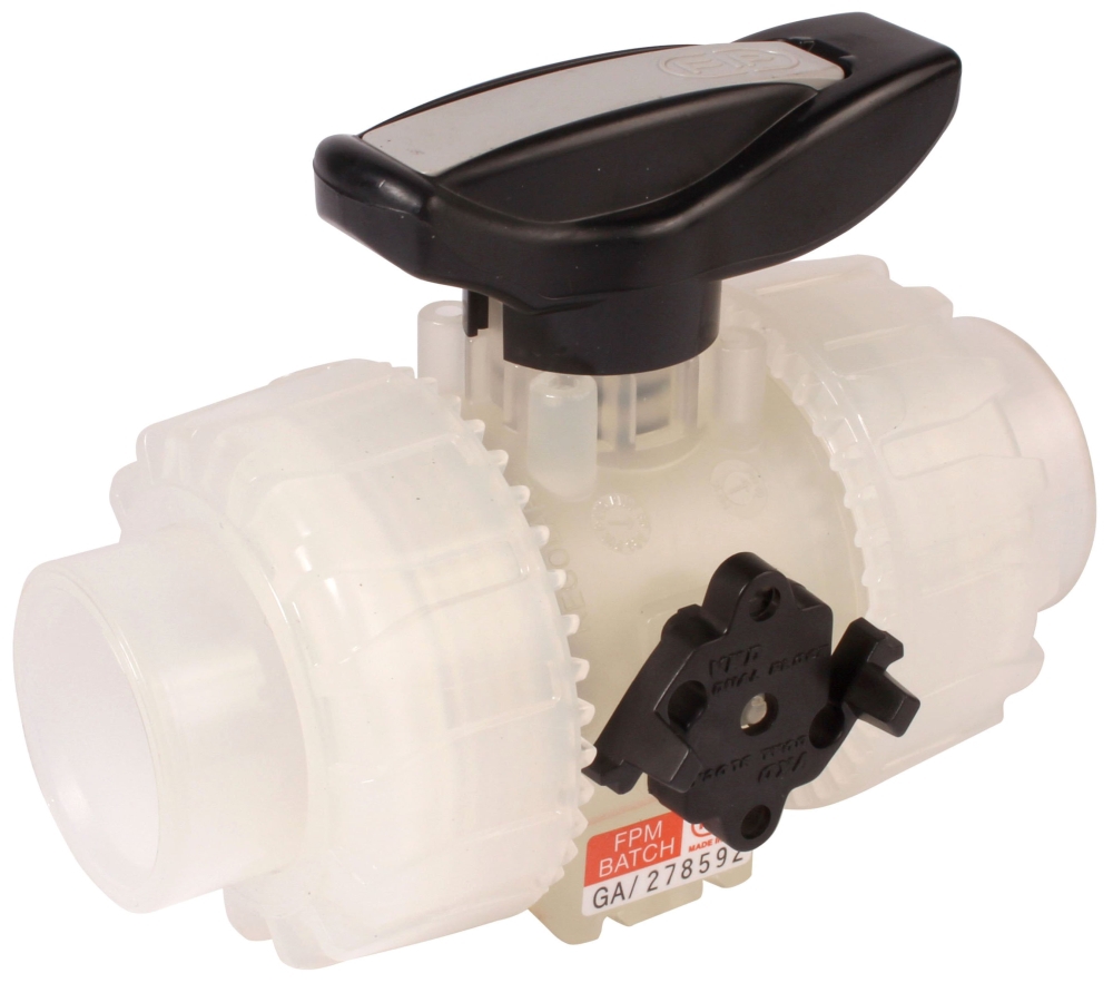 IPEX 537033 1"" VKD True Union Ball Valve U-Pp Viton Socket Enpure ...