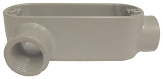 Konkore ALR4KON 1-1/4" Aluminum Die Cast Threaded LR-Conduit Body For ...