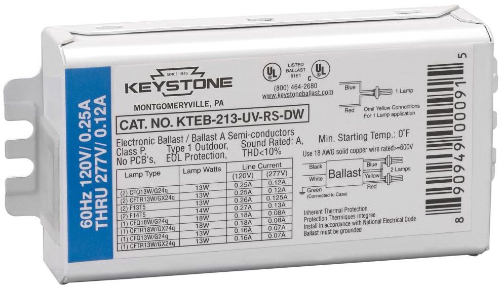KEYSTONE KTEB-213-UV-RS-DW 277V BAL | Gordon Electric Supply, Inc.