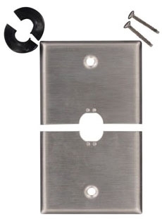 LEVITON S751-N : 1 GANG STAINLESS STEEL HORIZ SPLIT PLATE | Gordon ...
