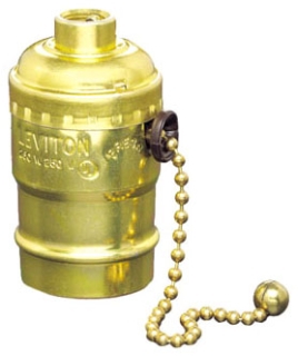 LEVITON 7092 : PB PULL CORD LAMPHOLDER | Gordon Electric Supply, Inc.