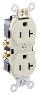 LEVITON CR20-TS : 20A 125V DUPLEX RECEPTACLE | Gordon Electric Supply, Inc.
