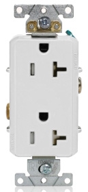 LEVITON TDR20-W : WHITE 20A-125V DUPLEX RECEPTACLE | Gordon Electric Supply, Inc.