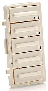 LEVITON LTBKT-T : 5-BUTTON TIMER COLOR CHANGE KIT | Gordon Electric ...