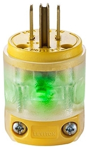 LEVITON 515PV-LIT 3 WIRE LIGHTED PLUG | Gordon Electric Supply, Inc.