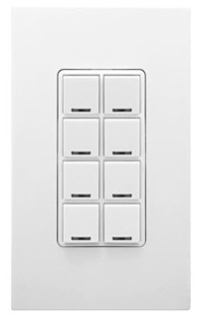 Leviton DLDNK-8W Lumina Rf Keypad, 4-Button, White | Gordon Electric ...