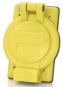 LEVITON WP2-YL YELLOW WP2 COVER | Gordon Electric Supply, Inc.