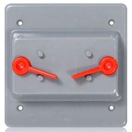 LEVITON WP2S-GY PLASTIC TWO GANG SWITCH | Gordon Electric Supply, Inc.