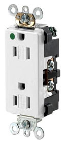 LEV 16262-SGW WHT DPLX RCPT-N5-15R | Gordon Electric Supply, Inc.