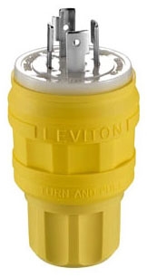 LEVITON 26W75 : NEMA L15-20P LOCKING PLUG | Gordon Electric Supply, Inc.