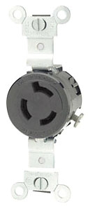 LEVITON 4560 : LOCKING SINGLE RECEPTACLE-NEMA L6-15R | Gordon Electric ...