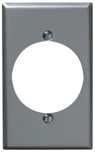 LEVITON 4927 : 1 GANG ALUMINUM PLATE FOR RECEPTACLE2.109 | Gordon ...