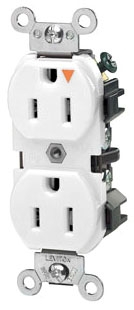 LEVITON 5262-IGW : ISOLATED GROUND WHITE DUPLEXRECEPTACLE-N5-15R ...