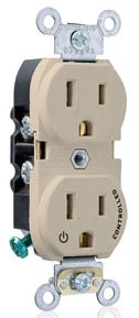 LEVITON 5262-S1I CONTROLLED STD REC 15A | Gordon Electric Supply, Inc.