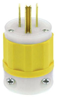 LEVITON 5266-CY : YELLOW PLUG-N5-15P | Gordon Electric Supply, Inc.