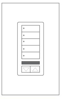 LUTRON QSWS2-5BRLIRI-WH QSWS2 WALLSTN 5BRLIR INS WH UNENGRAVED | Gordon ...