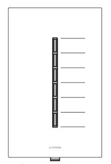 LUTRON RRT-GH6B GRAFIKT RA2 H KEYPAD 6B HYBRID | Gordon Electric Supply ...