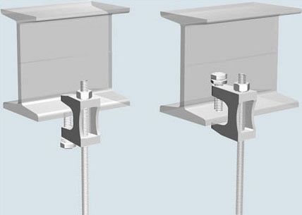 Cablofil EZBC3/8EZ Threaded Rod Beam Clamp | Gordon Electric Supply, Inc.