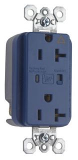 P&S IG5362-BLSP Ig Tvss Receptacle 20A 125V Alarm Blue | Gordon ...