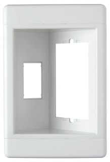 P&S TV1W-W Single Gang Recessed Tv Box. Frame Only. White | Gordon ...