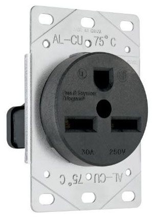 P&S 3801 : STR BLADE RECEPTACLE 2P 3-WAY 30A | Gordon Electric Supply, Inc.