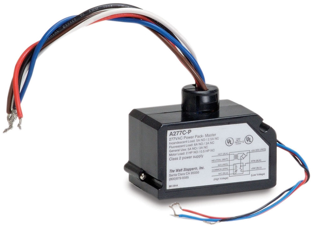 Wattstopper A120C-P Power Pack, 120 Vac, 8A N/O, 5A N/C, 100 Ma ...
