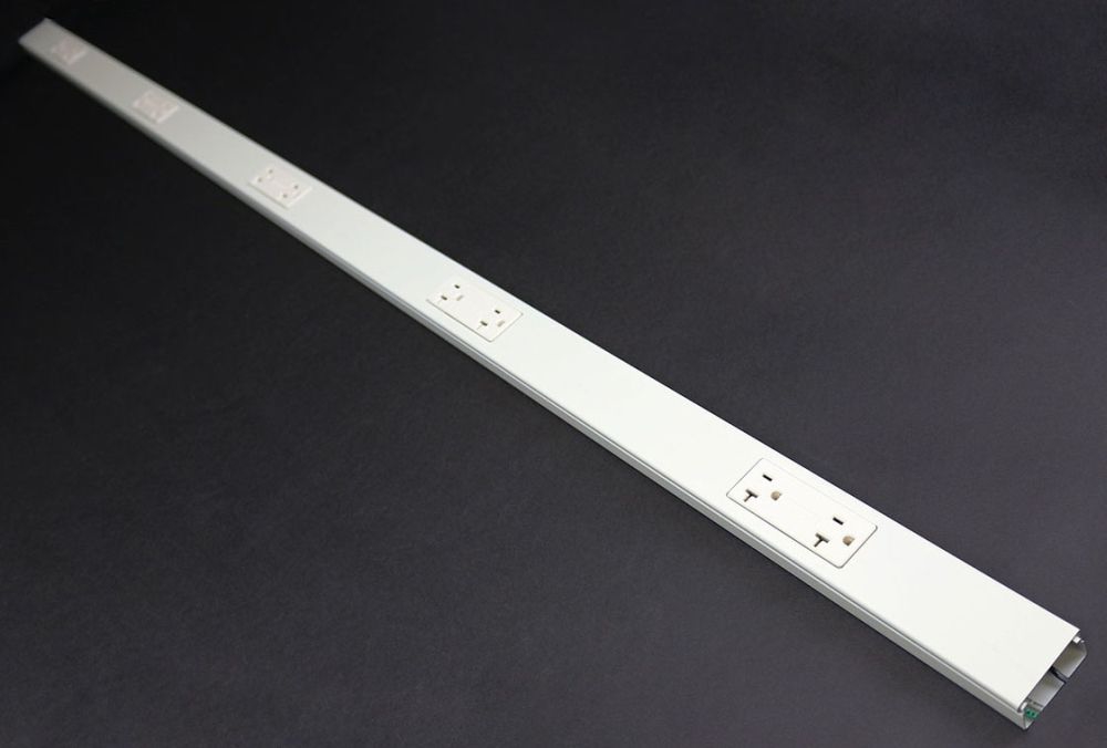 Wiremold 24S7212GBX99IV Plugmold 20A 72"" Multi Outlet Strip | Gordon ...