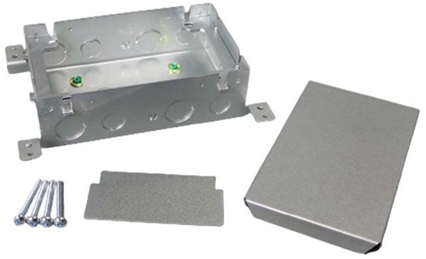 Wiremold 880M2 Steel Shallow Floor Box 2-Gang Ombx | Gordon Electric ...
