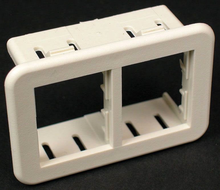 Wiremold AB2TJ-BK Ortronics Adapter Bezel Tj-Black | Gordon Electric ...